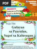 Gulayan Sa Paaralan Work Plan | PDF | Vegetables | Teachers