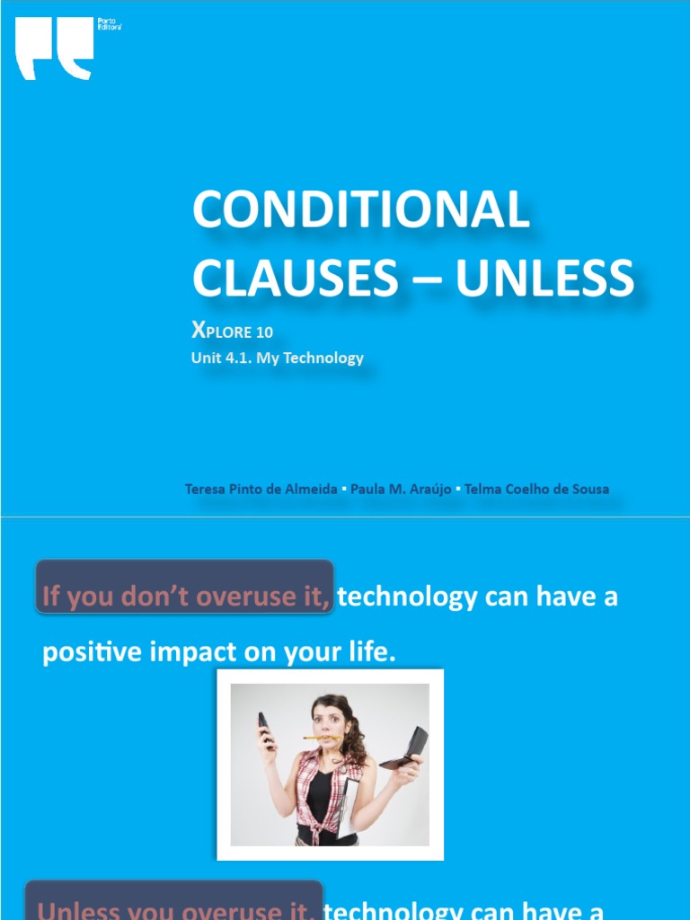If Clauses - Unless | PDF | Information Age | Mobile Technology