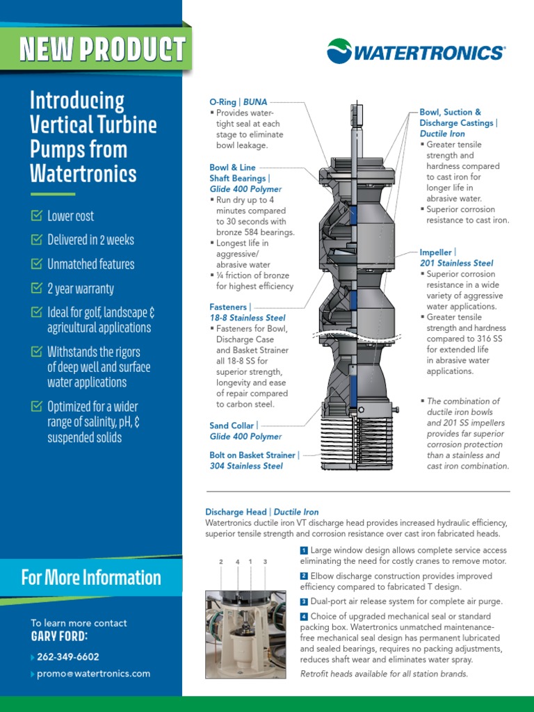 Final VT Pump Ss No Price r0 Web | PDF | Stainless Steel | Steel
