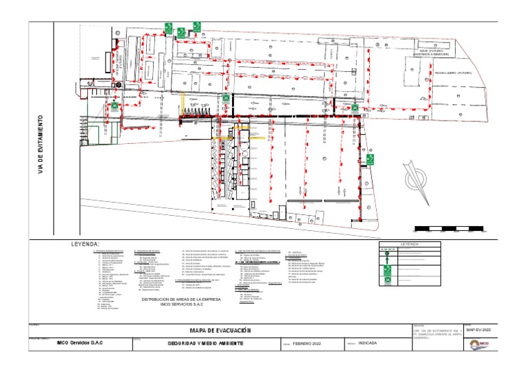 Plano de Evacuacion - Imco-Modelo | PDF