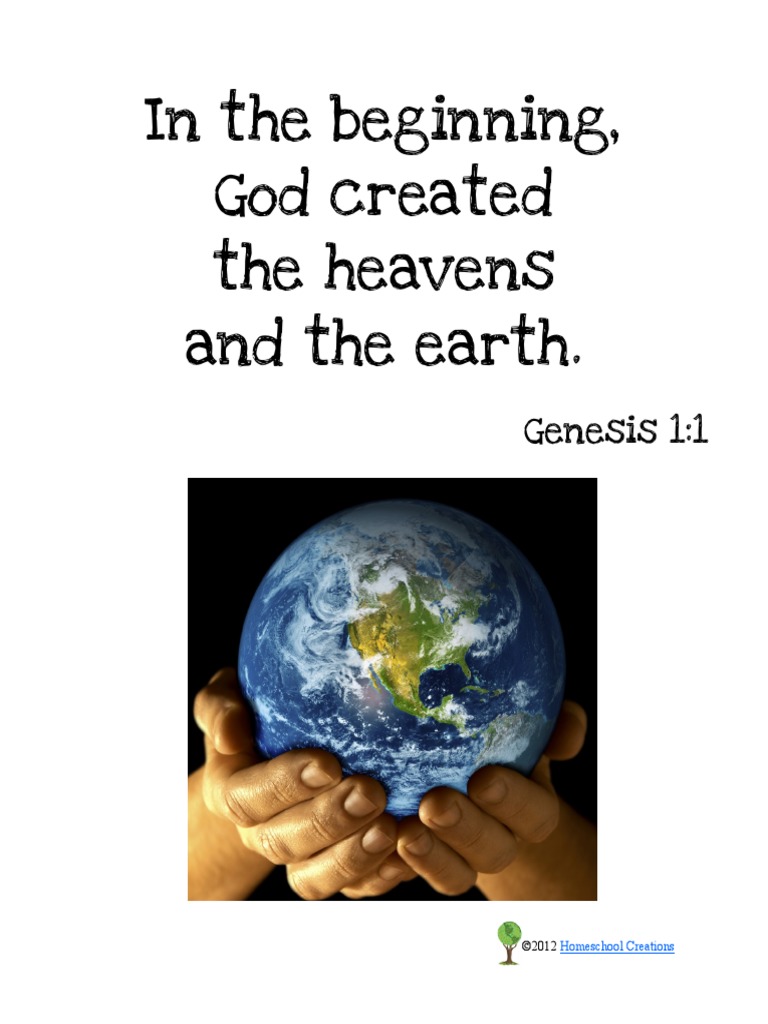 Genesis 1:1 Creation Explained | PDF | Science & Mathematics