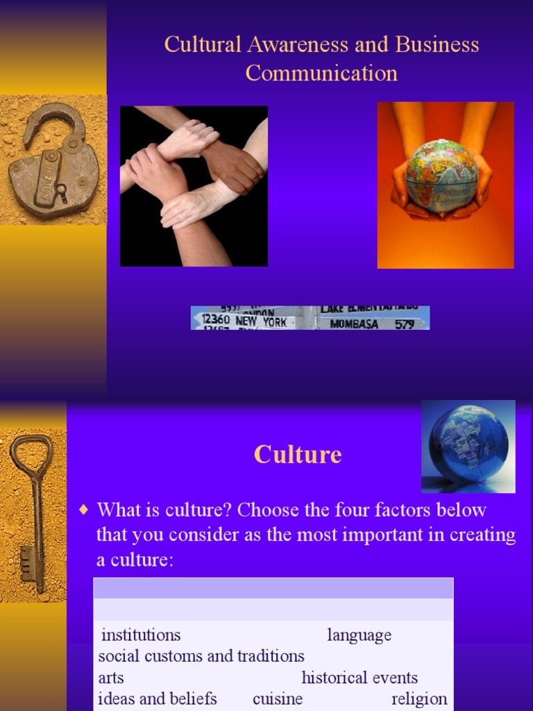 Cultural Awareness and Business Communication | PDF | Communication ...