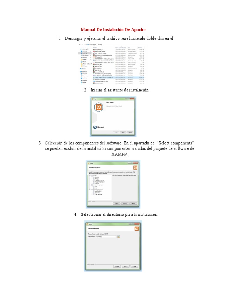 Manual de Instalación de Apache | PDF