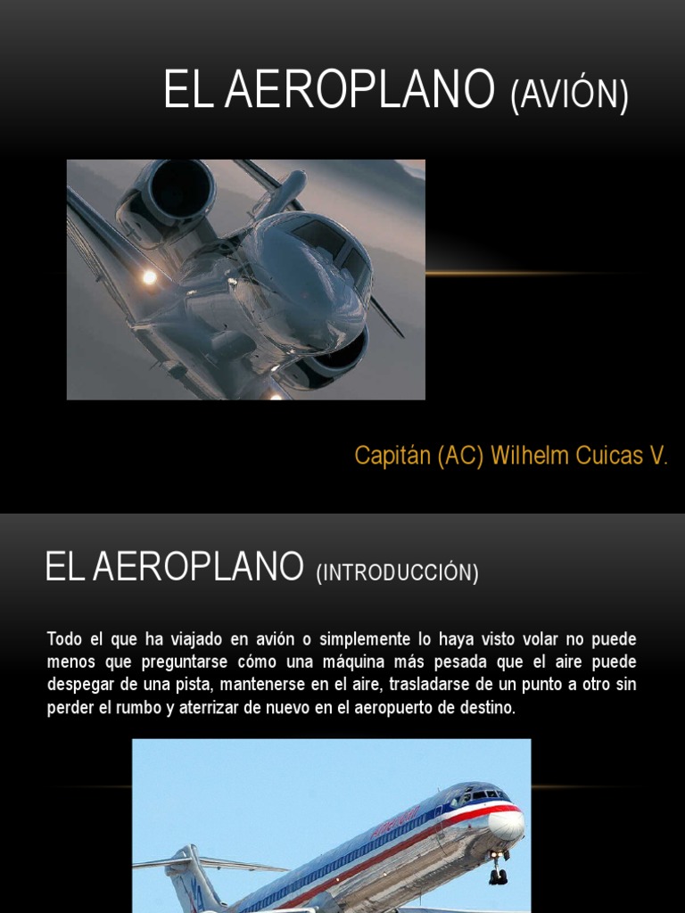 El Aeroplano | PDF | Avión | Aeronave