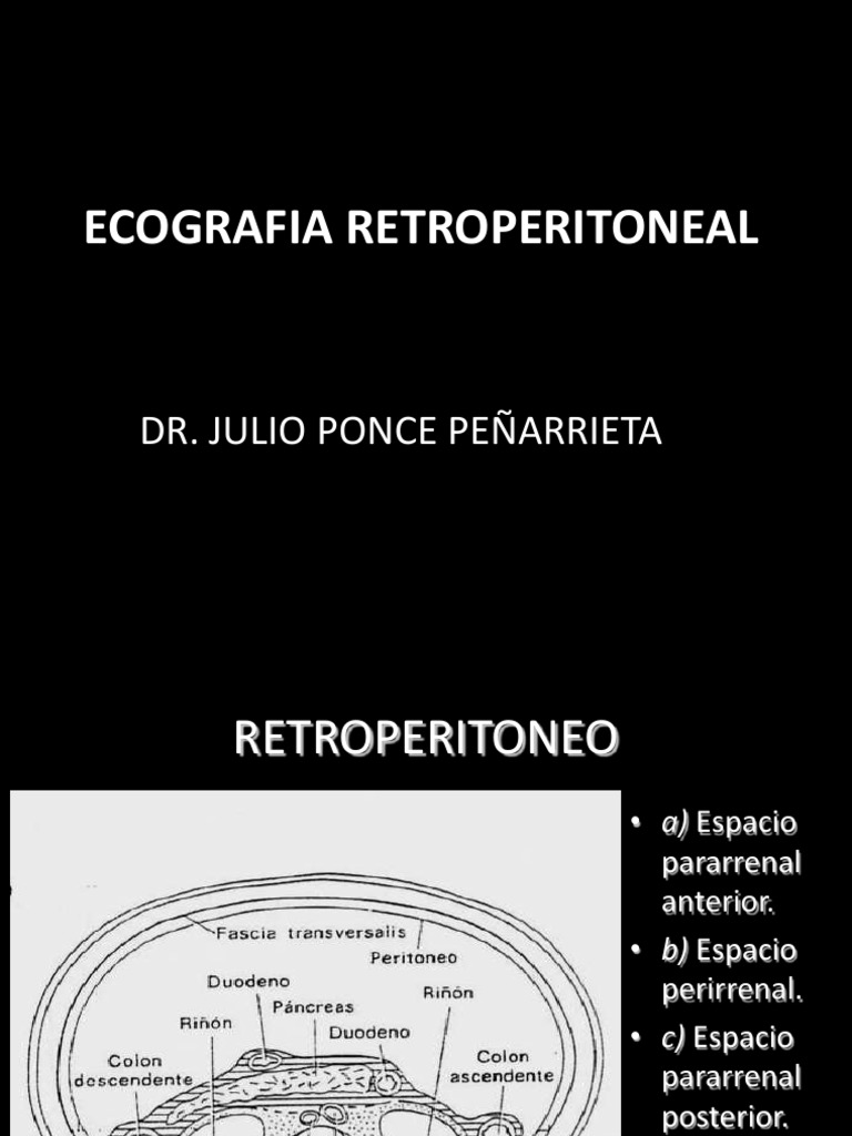 Ecografía del Retroperitoneo y Espacios Pararrenales | PDF | Riñón ...