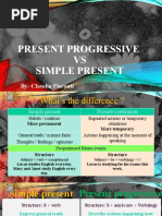 Simple Present vs Present Progressive Worksheet | PDF