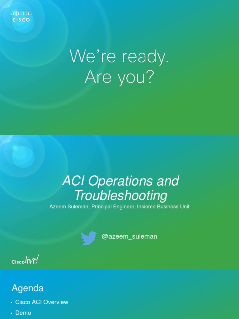 ACI Operations and Troubleshooting | PDF | Command Line Interface | Computer Network