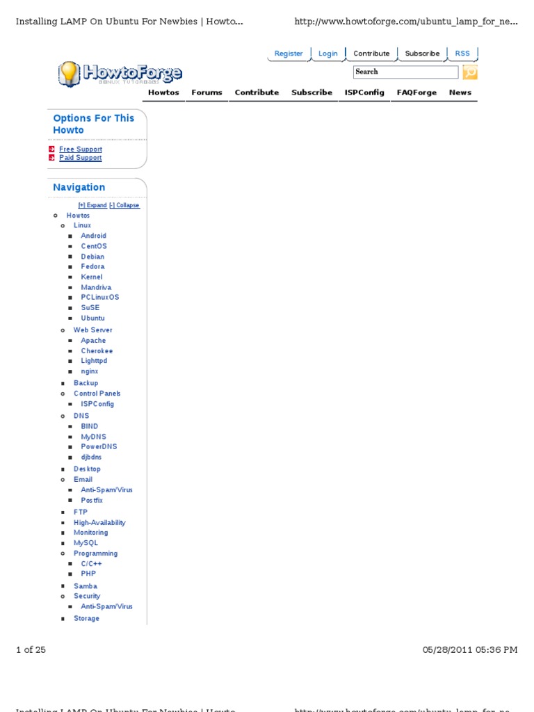 Lamp Ubuntu | PDF | Apache Http Server | Linux