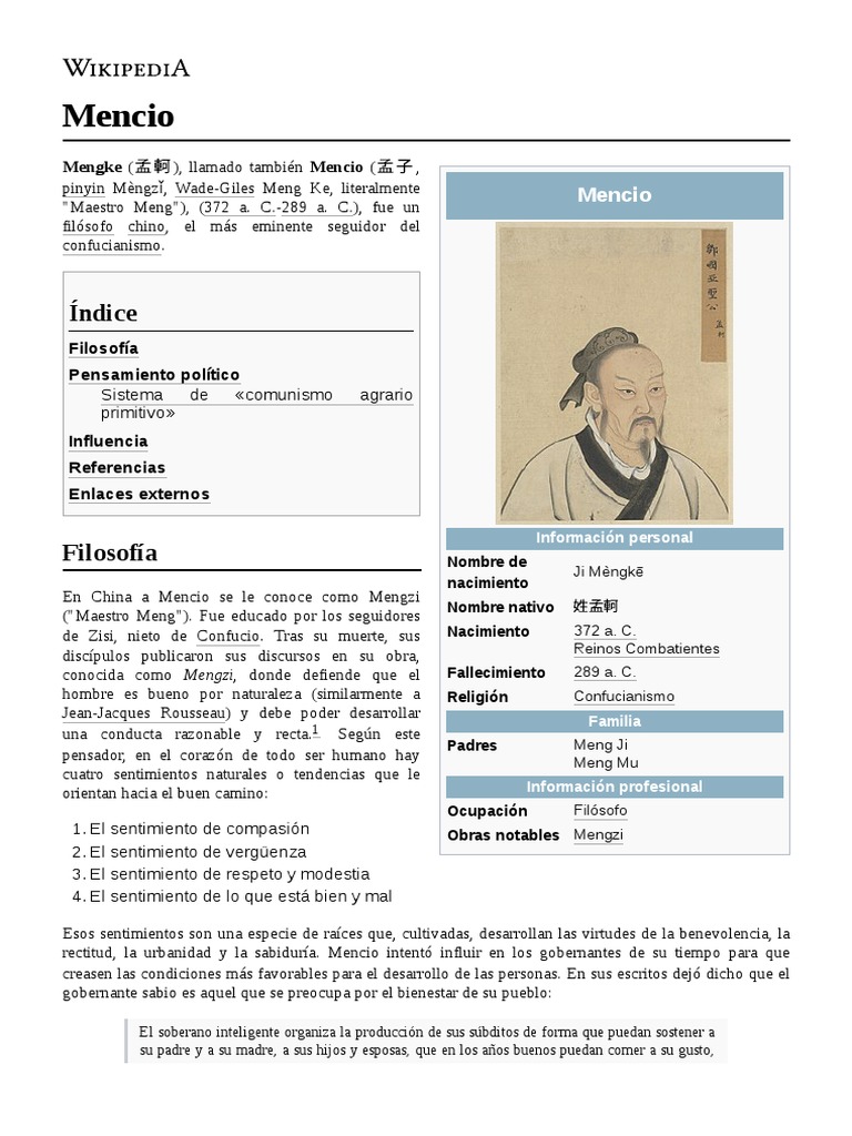 Mencio | PDF