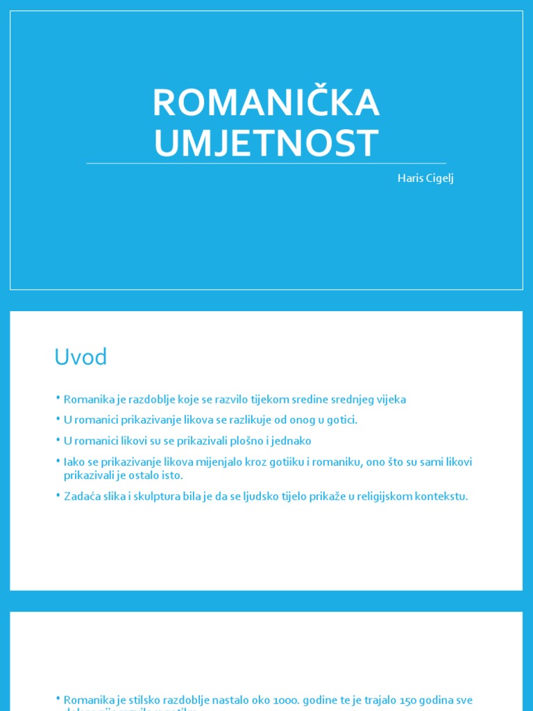 Romanička Umjetnost | PDF