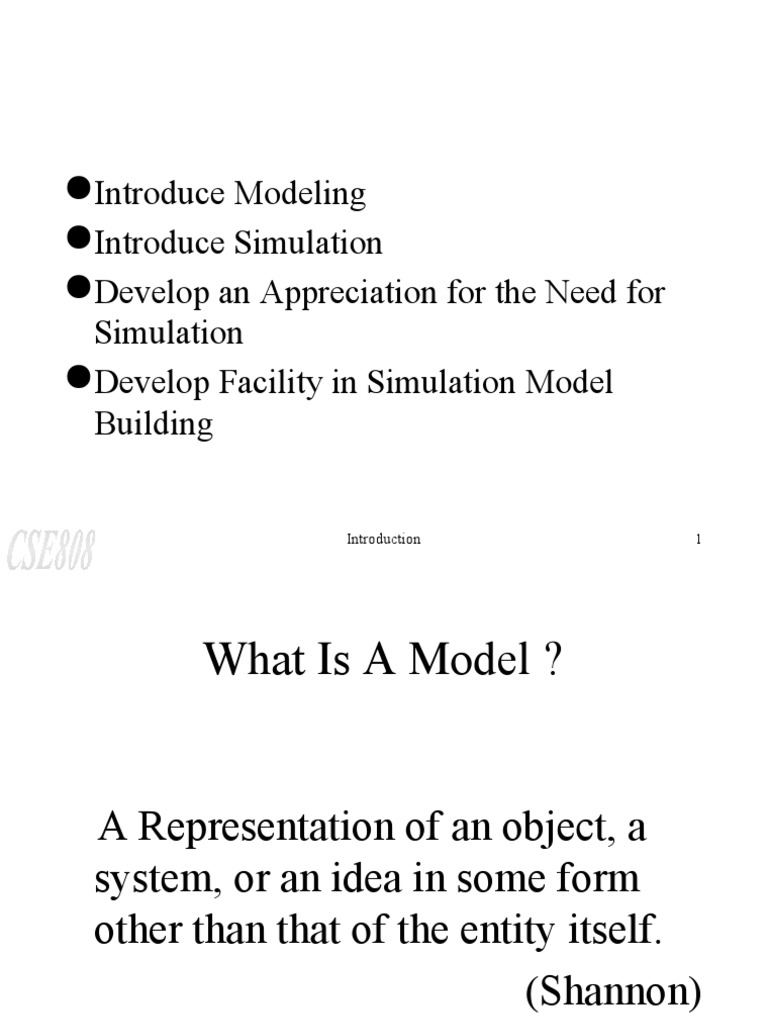 An Introduction To Simulation Modeling Steps For Developing Models Verifying Results And