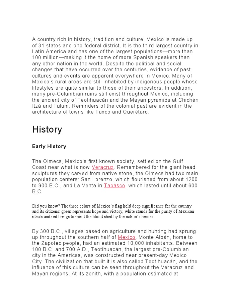 History of Mexico | PDF