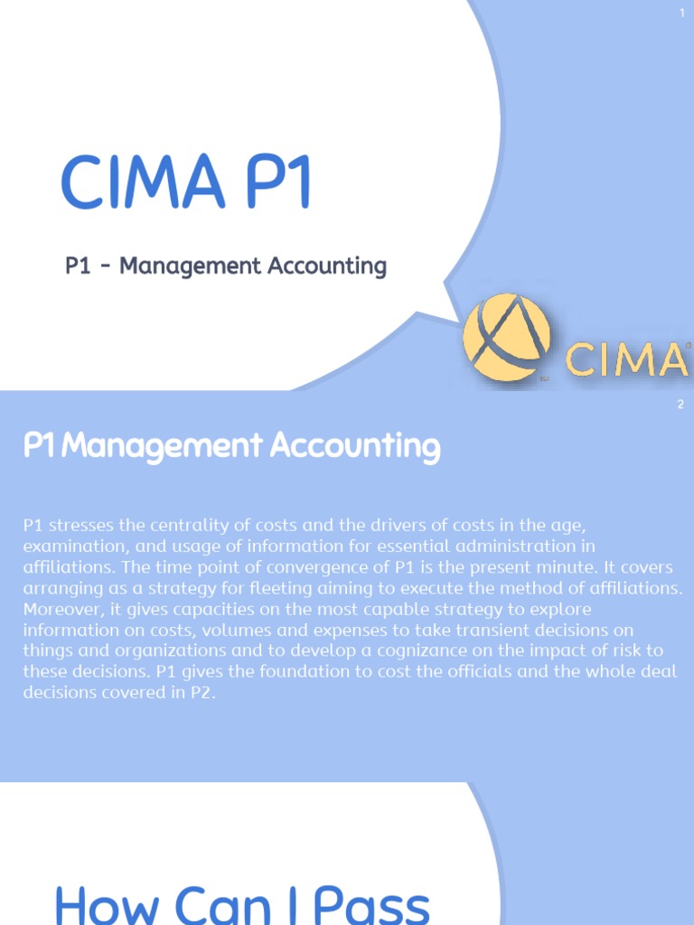 CIMA P1 Past Papers | PDF | Business | Finance & Money Management