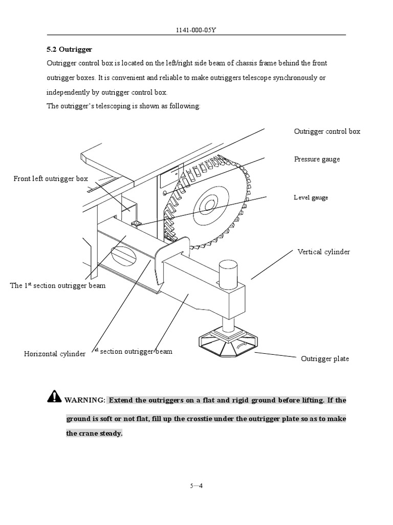 5.2 Outrigger | PDF | Crane (Machine) | Mechanical Engineering