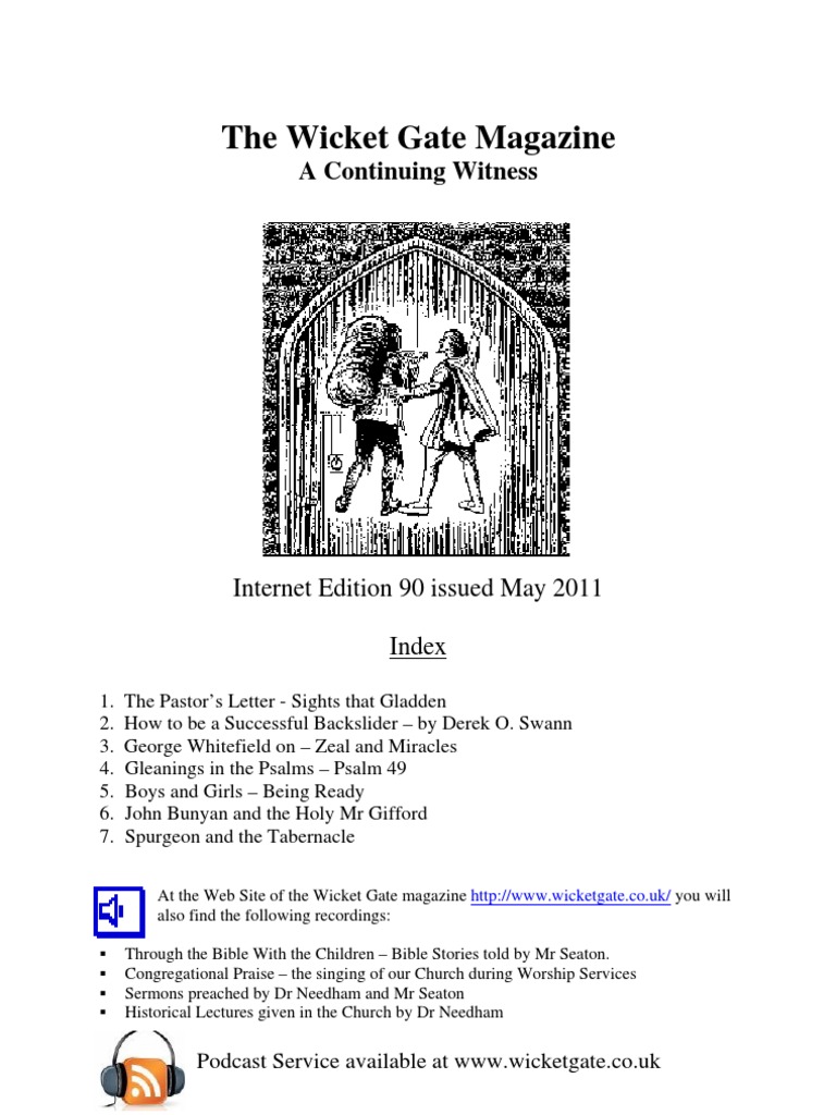 Wicket Gate Magazine (Edition E90 - May and June 2011) | PDF | John ...
