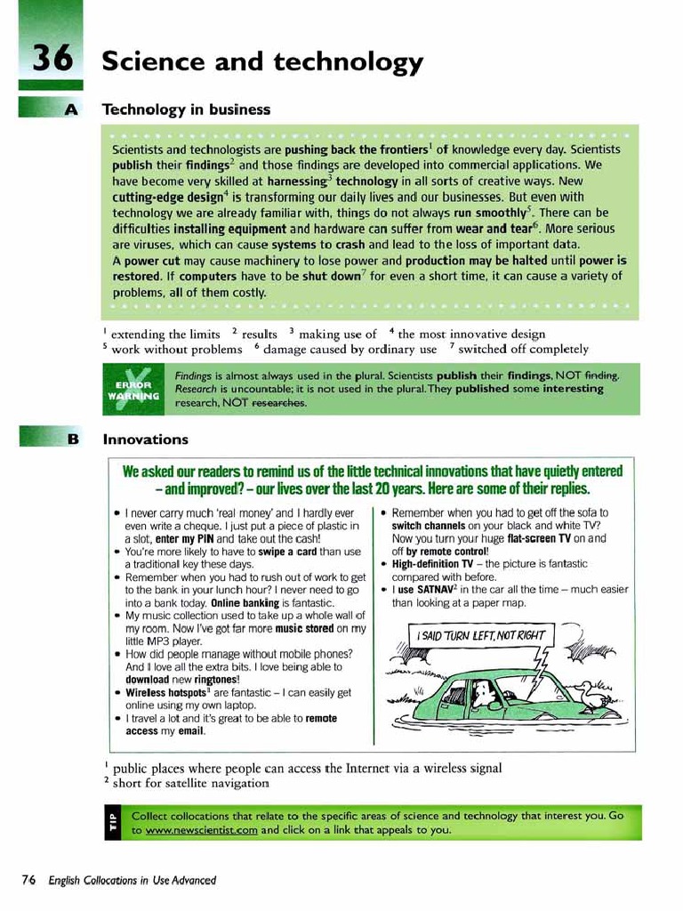 English Collocations in Use Advanced | PDF