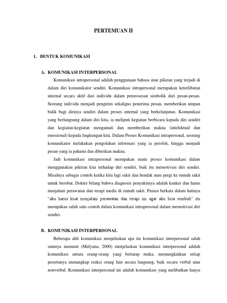 Pertemuan Ii | PDF