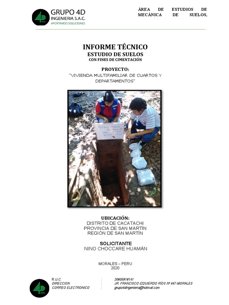 INFORME EMS Cimentacion | PDF | Temblores | Hormigón