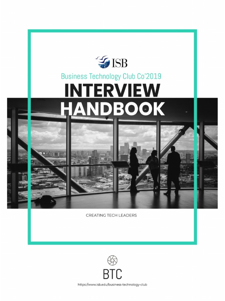 2019 BTC Interview Handbook | PDF | Mobile App | Computing