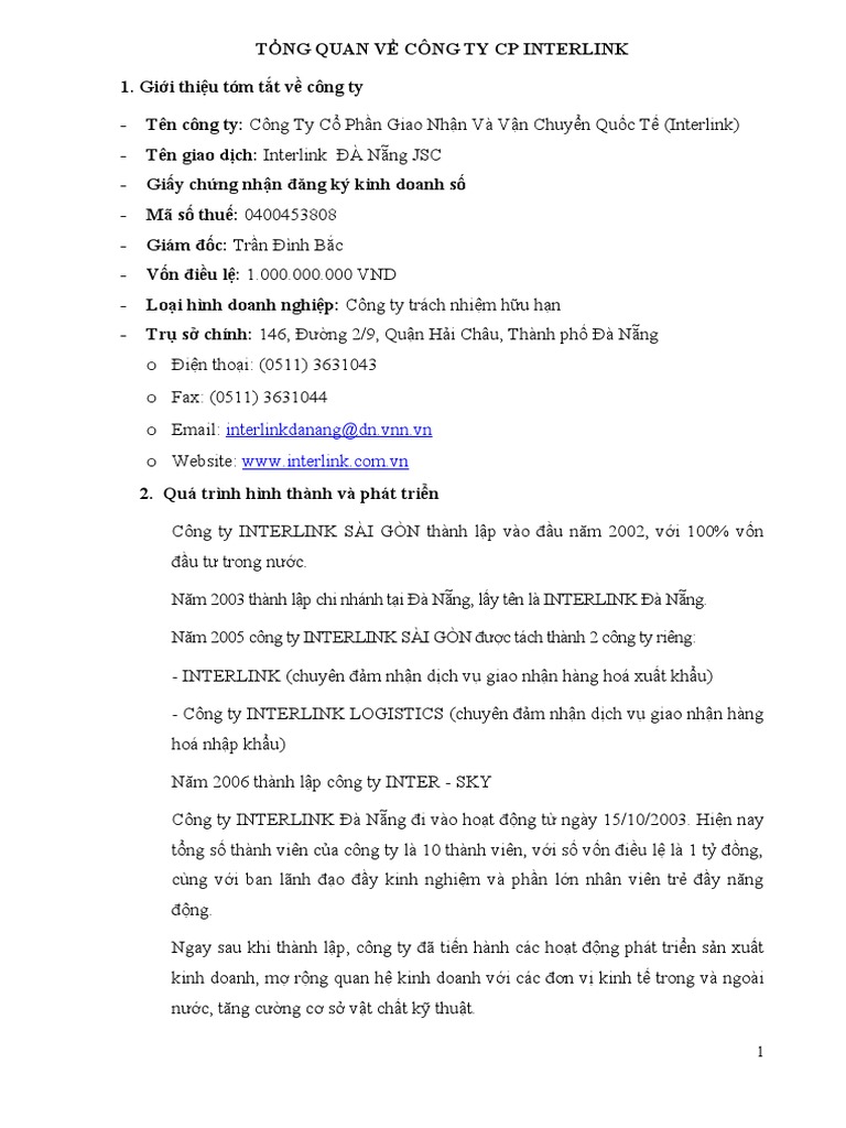 Bao Cao Tong Quan 2 | PDF