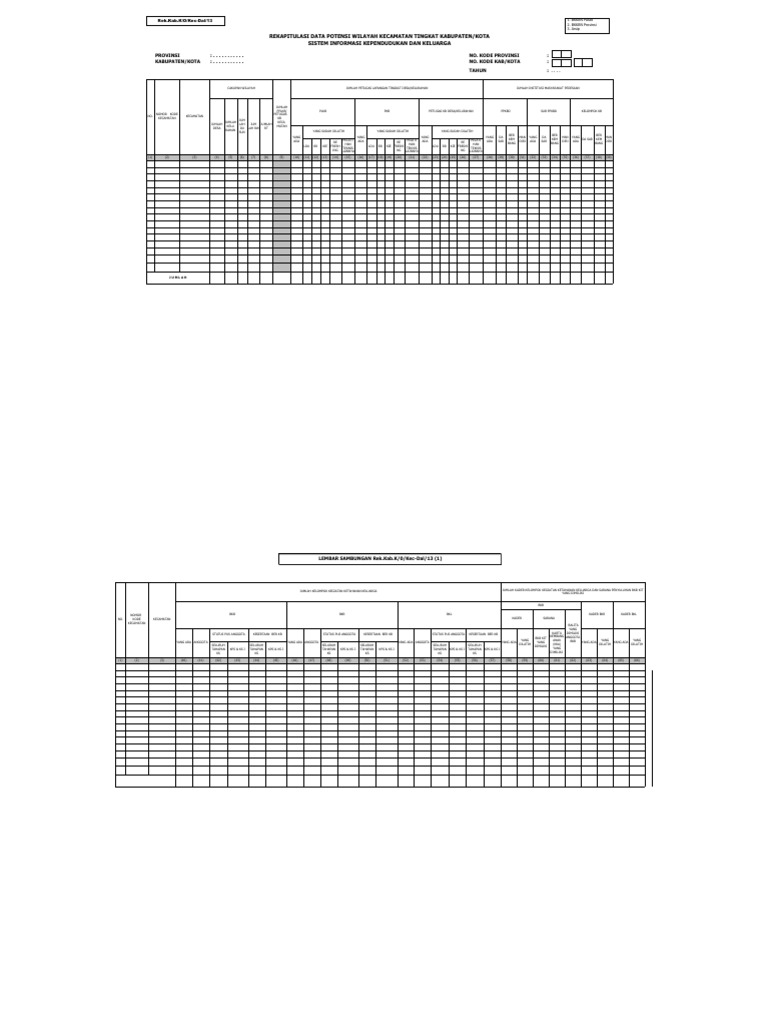 Rek - Kab.k0.kec Dal.13.Final | PDF