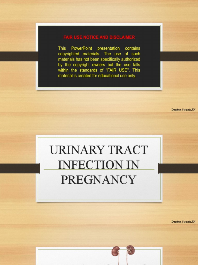 Uti in Pregnancy | PDF | Urinary Tract Infection | Urinary System