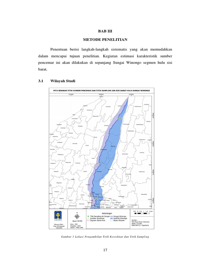 ANALISIS SUMBER PENCEMAR SUNGAI WINONGO | PDF