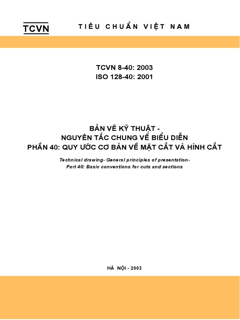 TCVN 8-40: 2003 ISO 128-40: 2001: Ti U Chuèn Viöt Nam | PDF | Vietnam ...