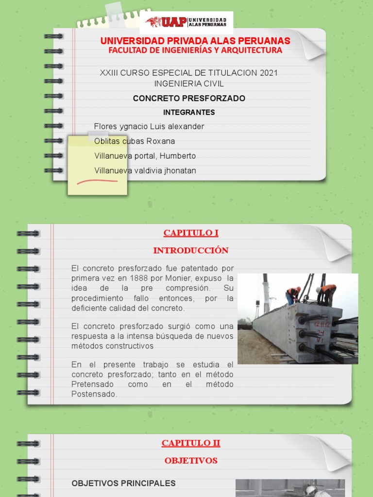 Concreto Presforzado Pdf Hormigón Pretensado Hormigón