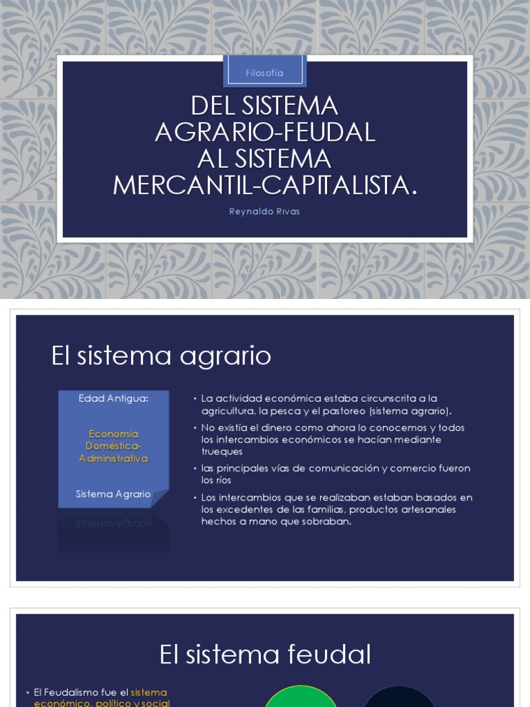 Economía Medieval - Del Sistema Agrario Al Feudal y El Mercantilismo y ...