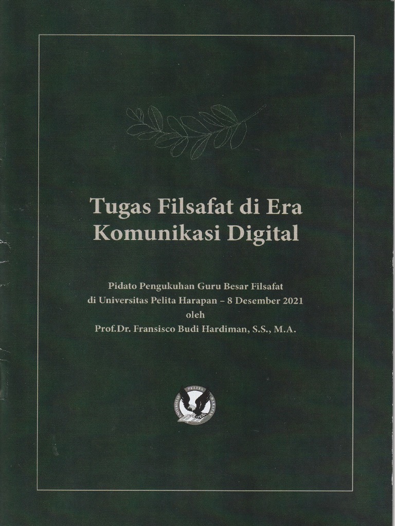 Pidato Pengukuhan FBH | PDF