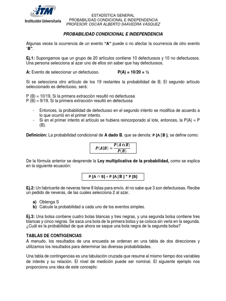 Clase 9 - Probabilidad de Eventos Compuestos | PDF
