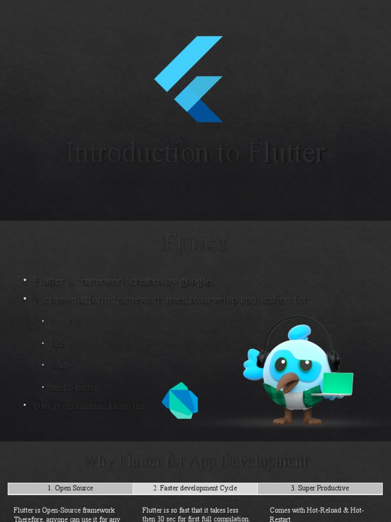 Flutter-Intro- | PDF