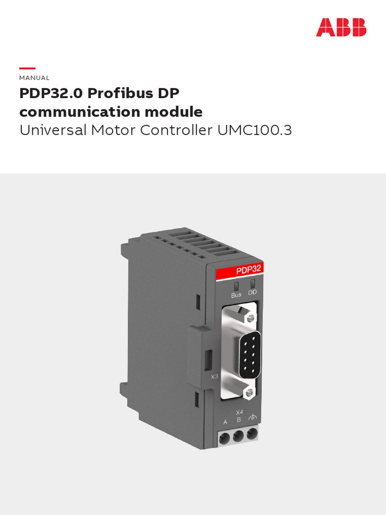 PDP32.0 Profibus DP Communication Module: Universal Motor Controller ...