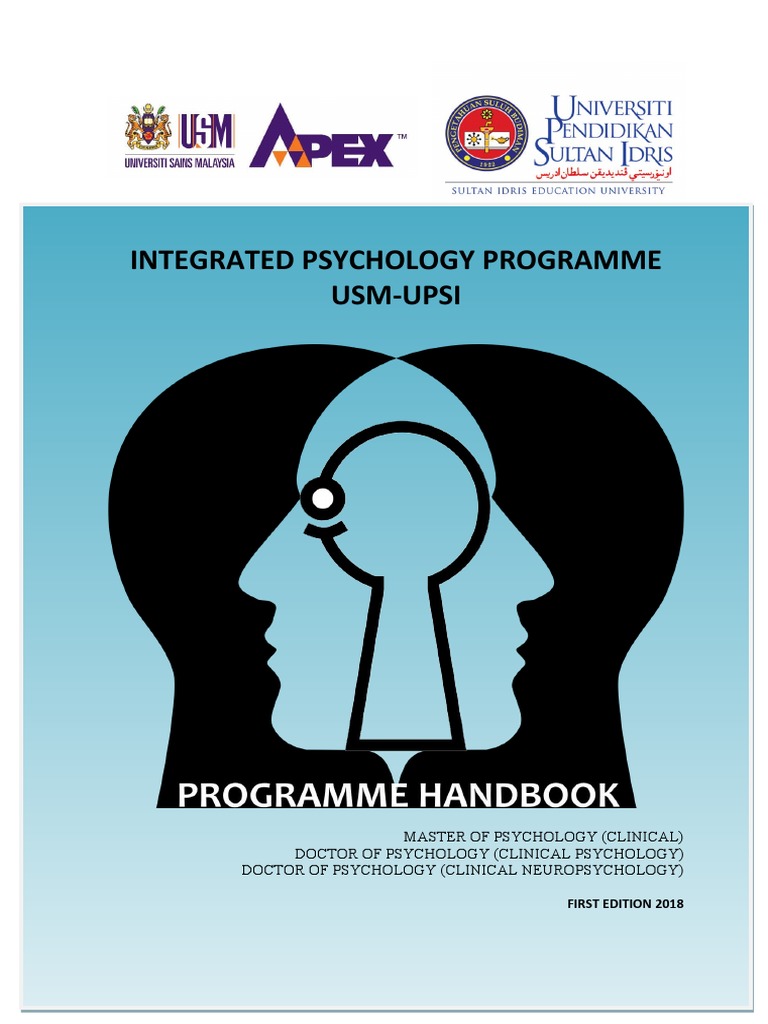 Program Handbook Integrated Psychology Programme 2018 | PDF ...