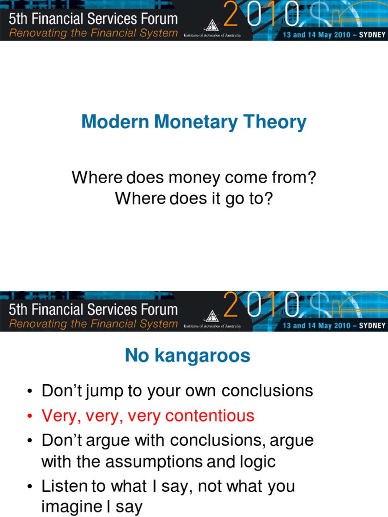 Modern Monetary Theory | PDF
