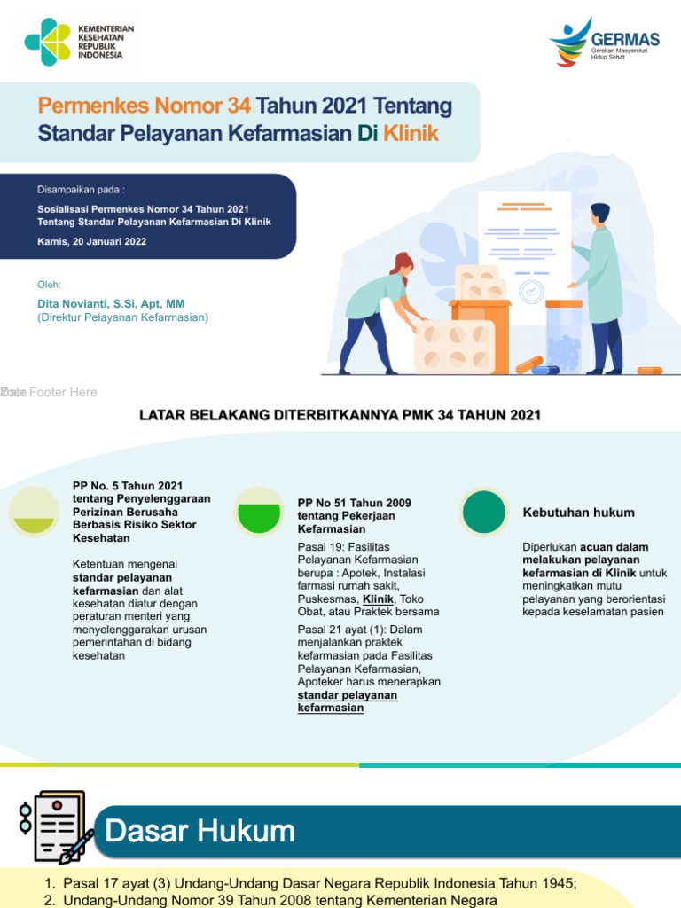 Standar Yanfar Klinik PMK 34 TH 2021 | PDF
