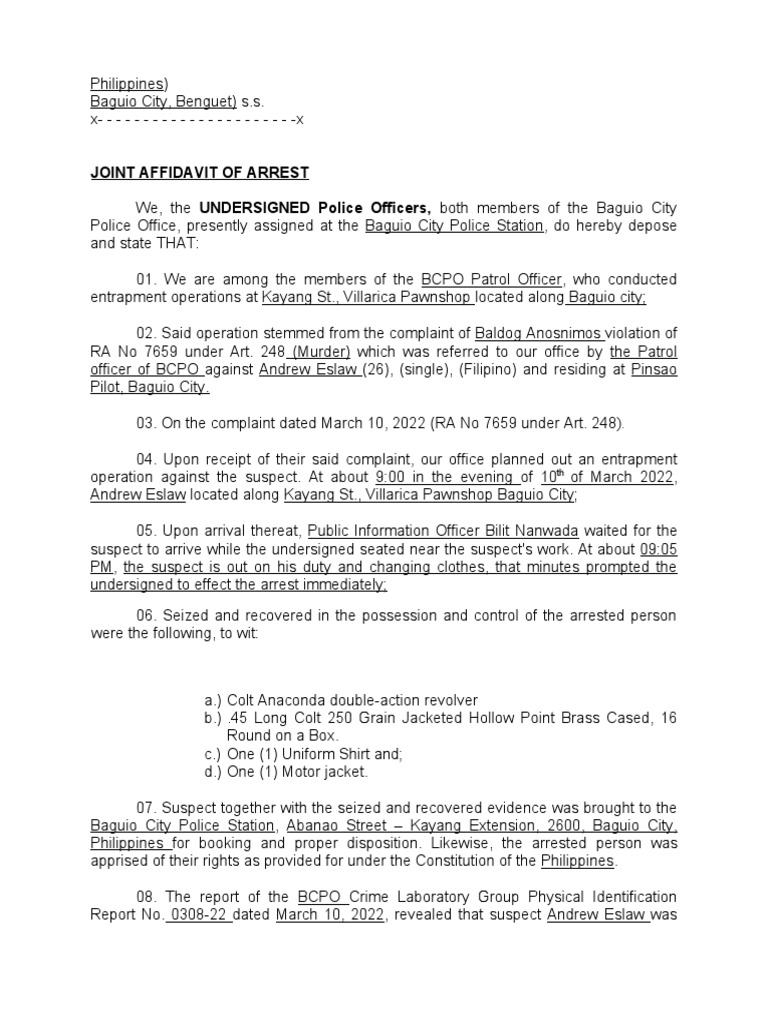 Joint Affidavit Exam | PDF | Affidavit | Legal Action