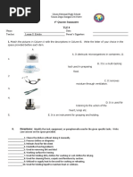 Grade 8 Module 4th Quarter | PDF | Occupational Safety And Health | Hazards