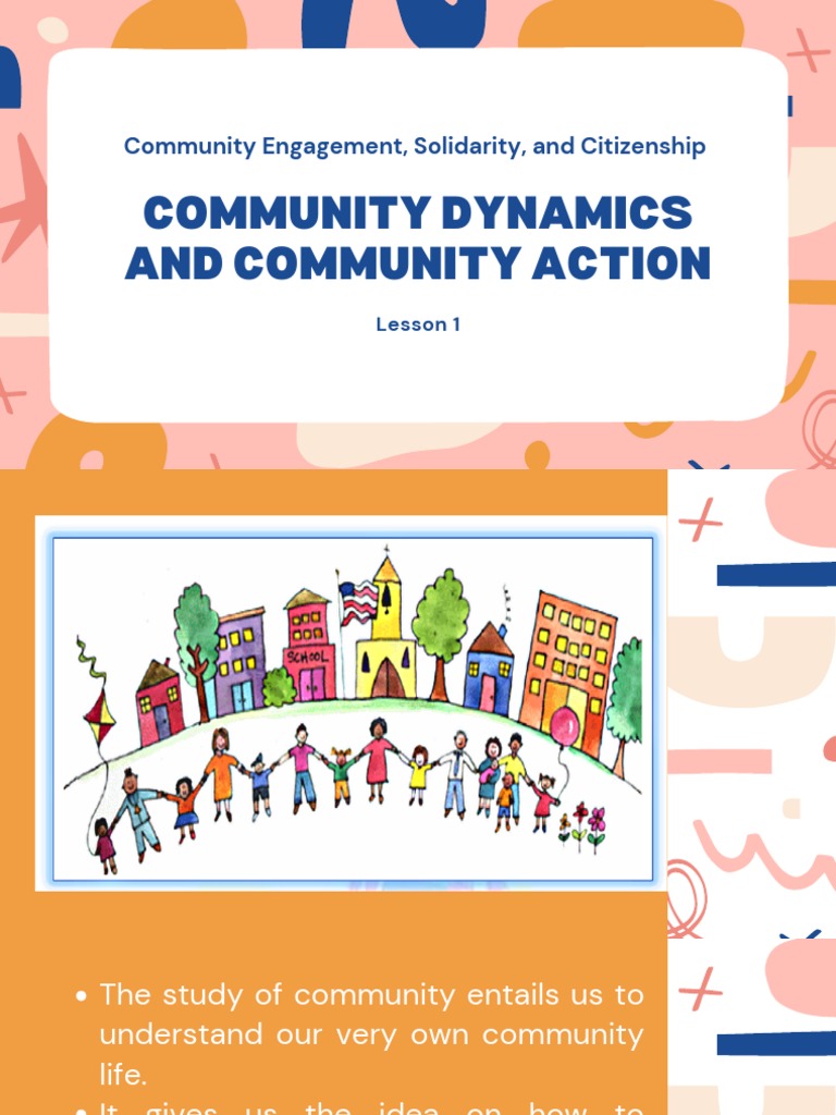 CESC - Lesson 1 Community Dynamics and Community Action | PDF ...