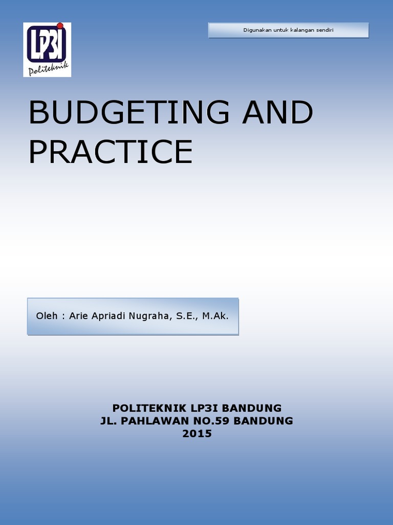 Budgeting and Budgeting and Budgeting | PDF