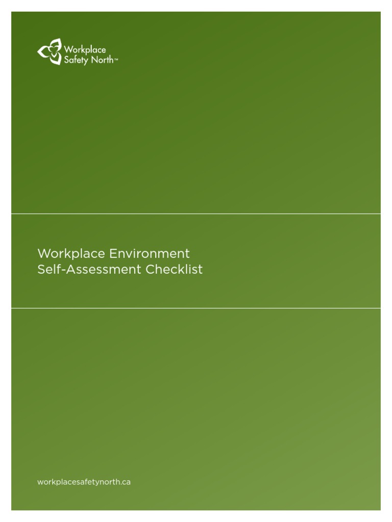 Mining Workplace Environment Checklist | PDF | Occupational Safety And ...
