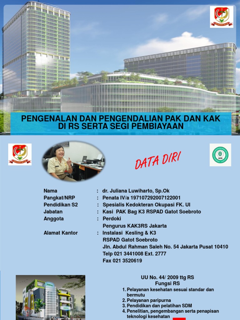 D1 - NR1 - Pengenalan Dan Pengendalian PAK Dan KAK Di RS Serta Segi Pembiayaan | PDF ...