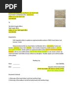 TNEB Temporary Connection Undertaking Form | PDF