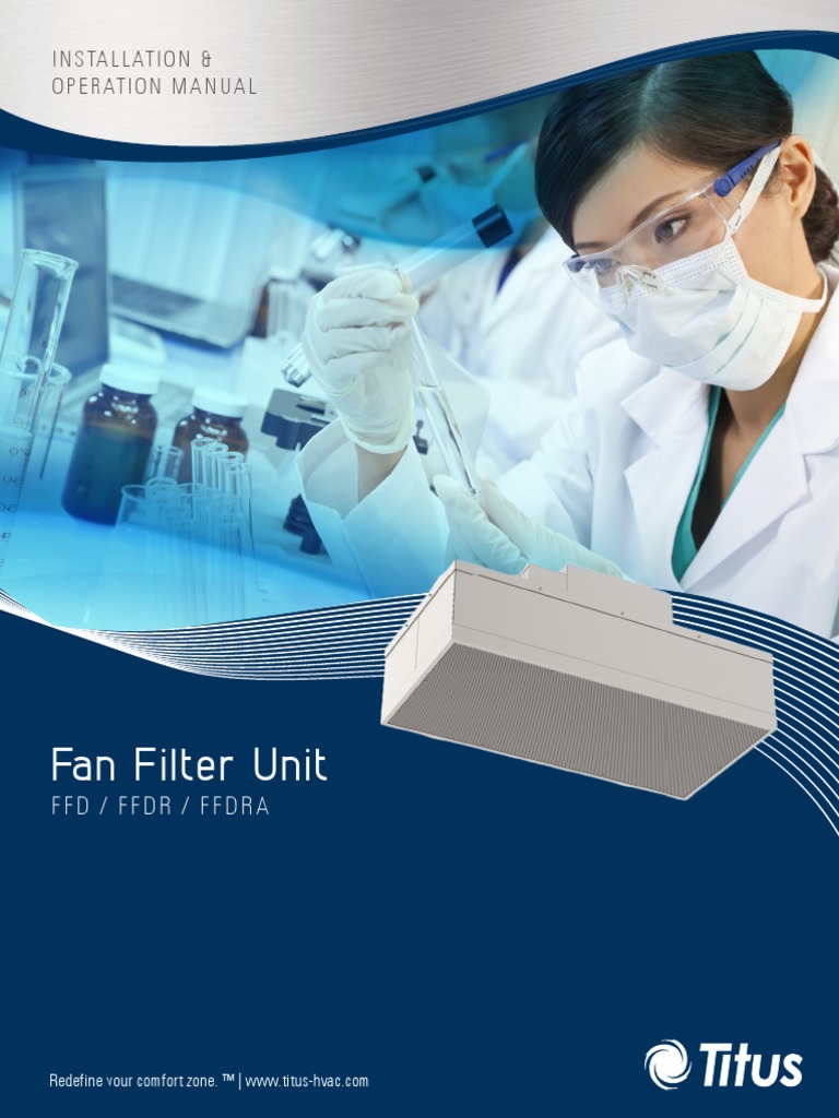 Fan Filter Unit: Installation & Operation Manual | PDF | Switch ...
