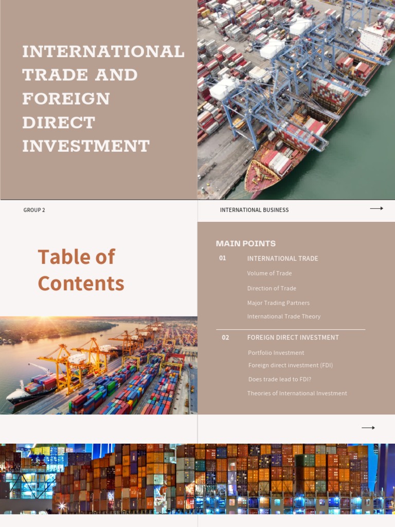 Trade vs. Foreign Direct Investment | PDF