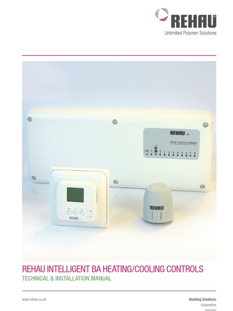 8179 Rehau Ba Controller 864602 Uk | PDF | Hvac | Air Conditioning