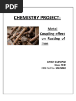 Rusting of Iron - Project | PDF | Rust | Iron