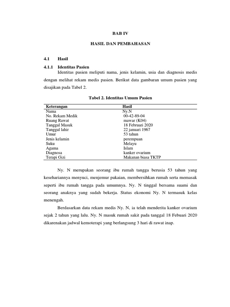 Bab Iv Hasil Pembahasan | PDF