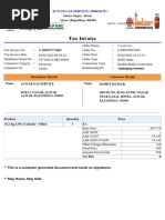 Indane Gas Invoice | PDF | Liquefied Petroleum Gas | Insurance